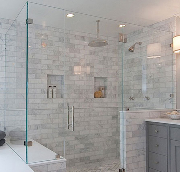 What Type of Glass Does Frameless Shower Doors Use With Their Neo Angle ...